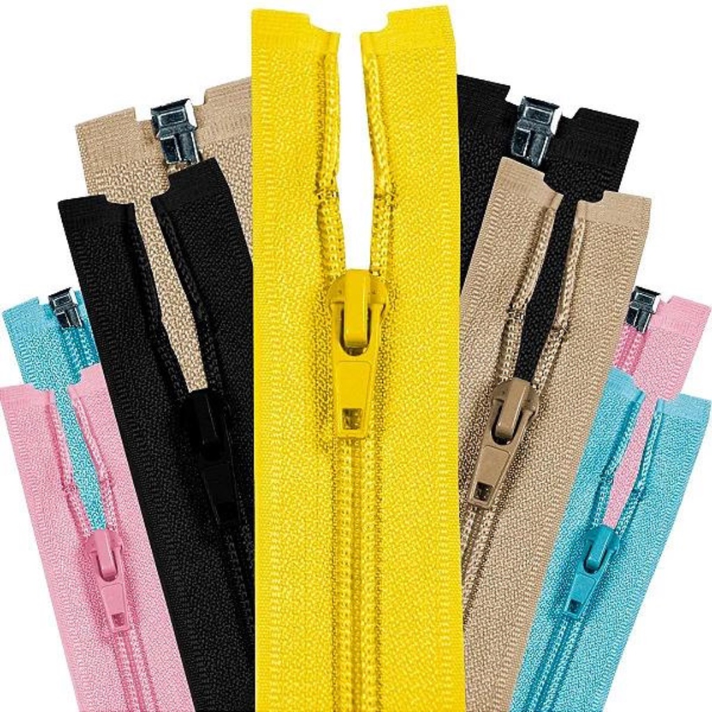 Ziper De Nylon Destacável Cores Sortidas Kit Com 10 Unidades | Shopee ...