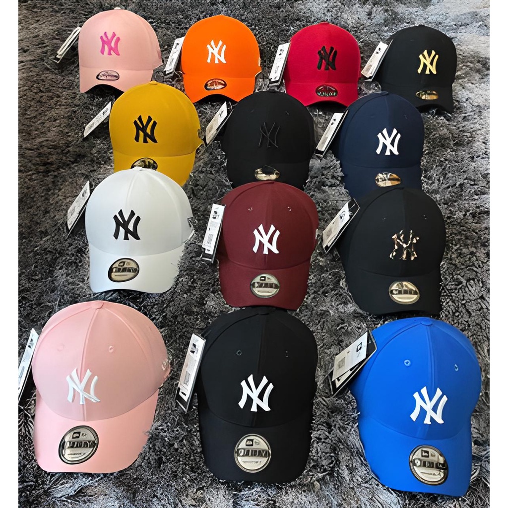 Boné Clássico New York Yankees Todas As Cores | Shopee Brasil