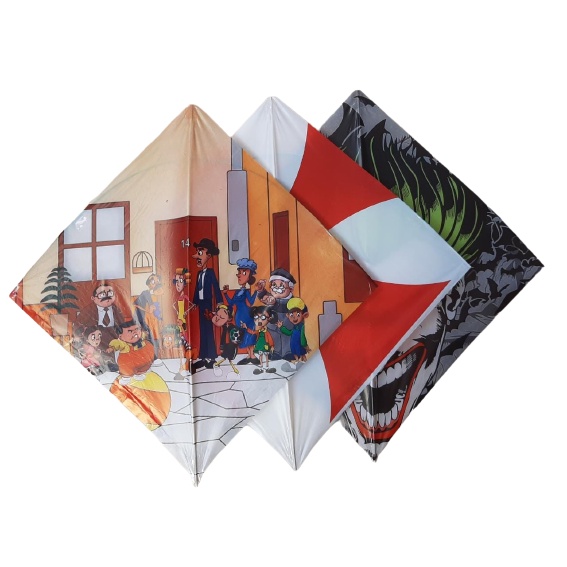 Pipa papagaio Raia flechinha pacote 15 unidades 35cm estampado ...