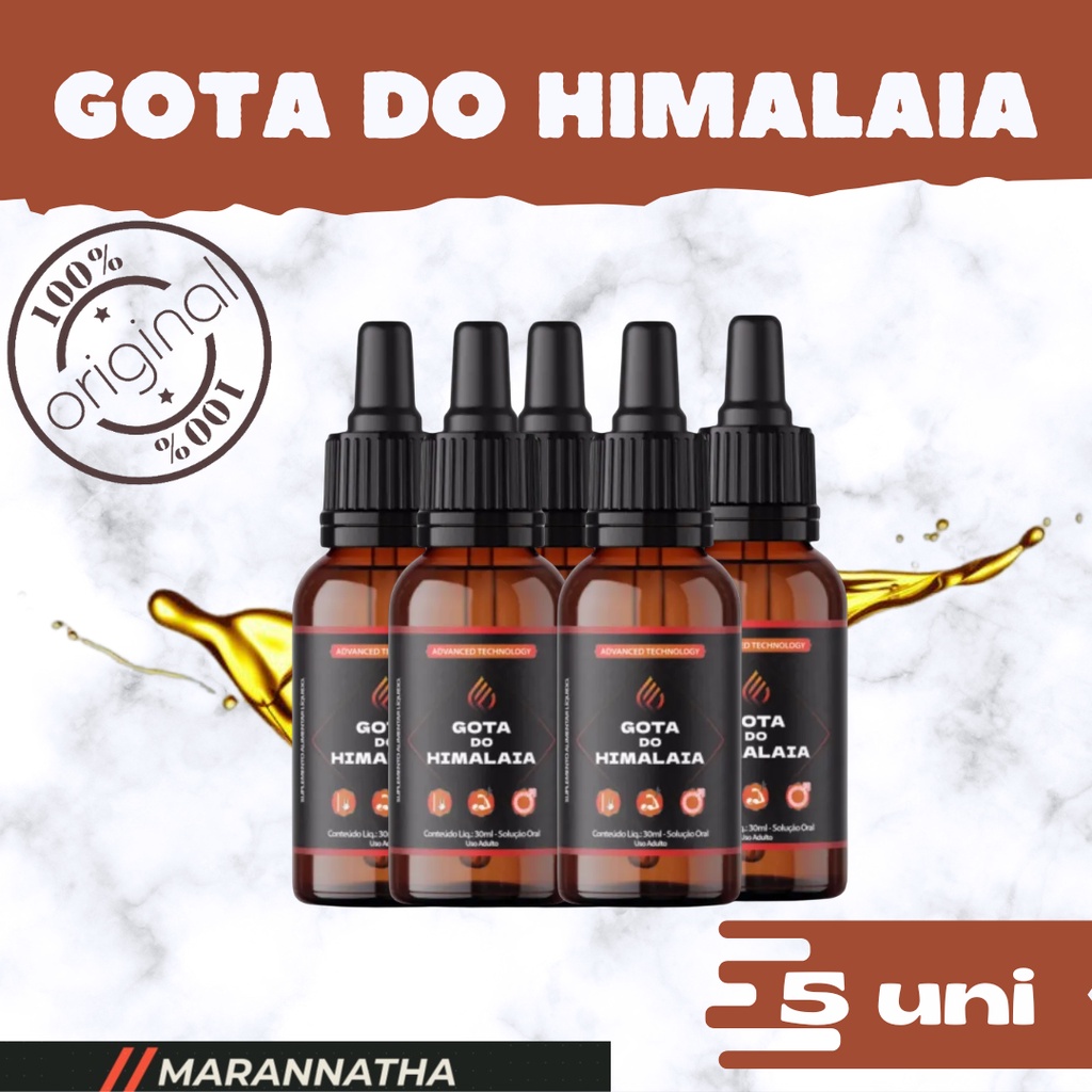 5 GOTA DO HIMALAIA ORIGINAL SUPER POTENTE | Shopee Brasil