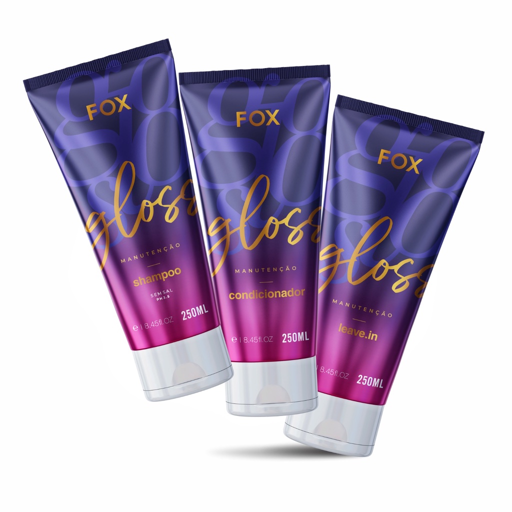 Kit Manutenção Fox Gloss 3x250ml | Shopee Brasil