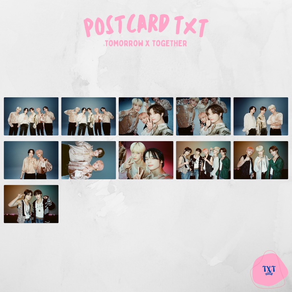 POSTCARD TXT (TOMORROW X TOGETHER) BE ORIGINAL X TXT | kpop card ...