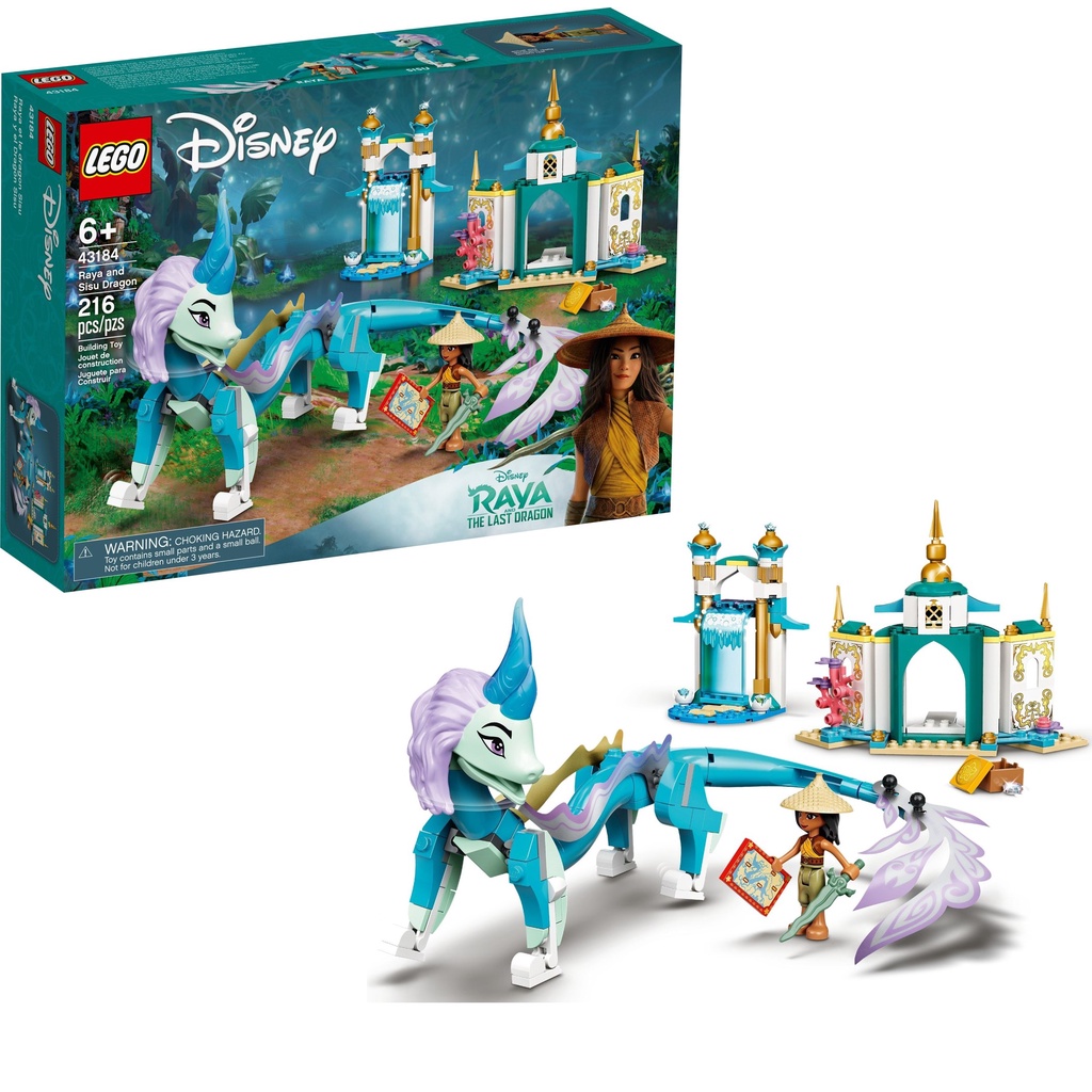Lego 43184 - Raya E O Dragão Sisu - Lego Disney | Shopee Brasil