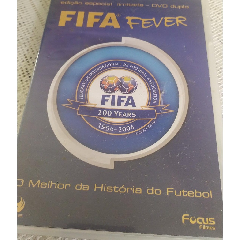 dvd Fifa fever, o melhor da história do futebol. 2 discos | Shopee Brasil
