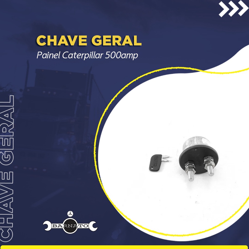 CHAVE GERAL PAINEL CATERPILLAR 500AMP 8005450208 | Shopee Brasil