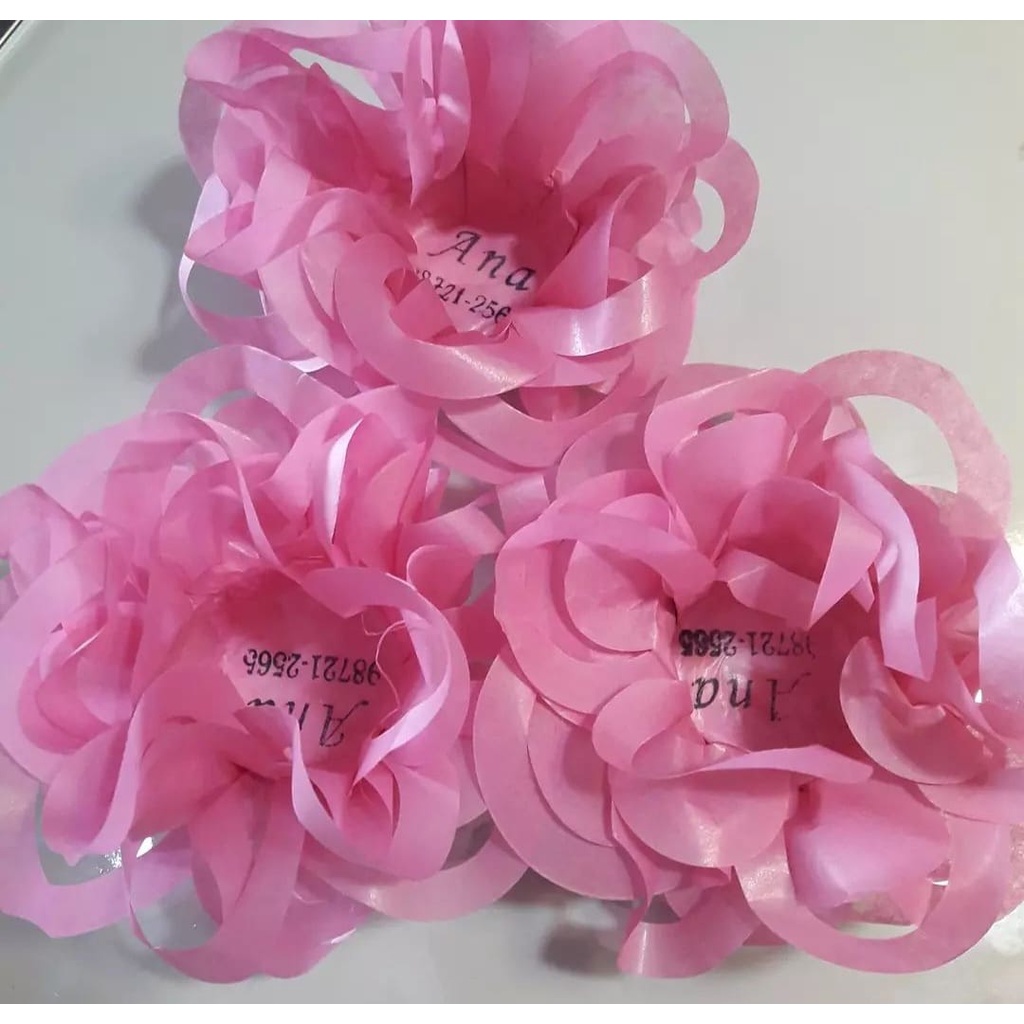 Forminhas para Doces Finos Modelo Margarida e Camélia Vasada em Papel ...