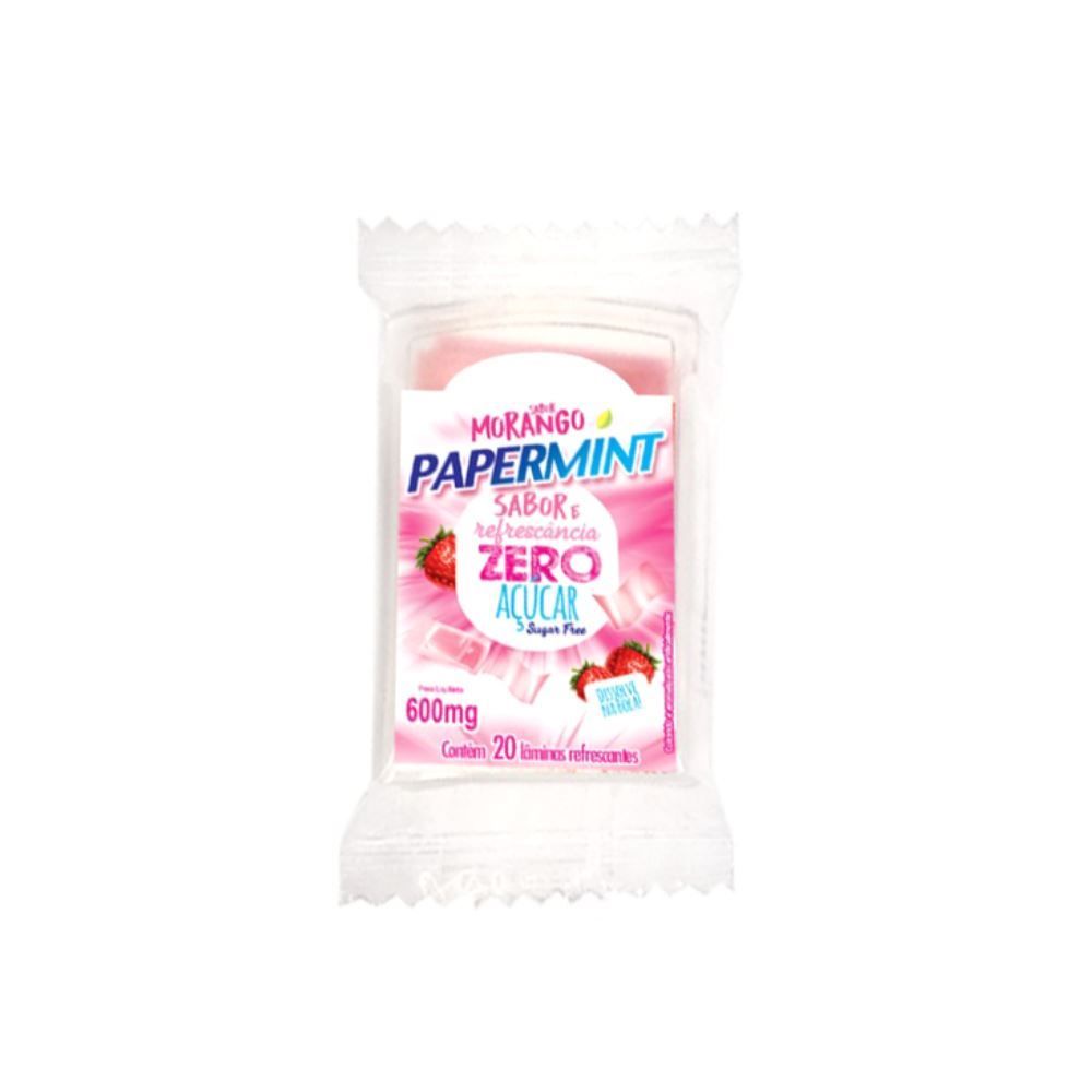 6 Unidades Paper Mint Lâminas Refrescante Sem Açúcar - Escorrega o Preço