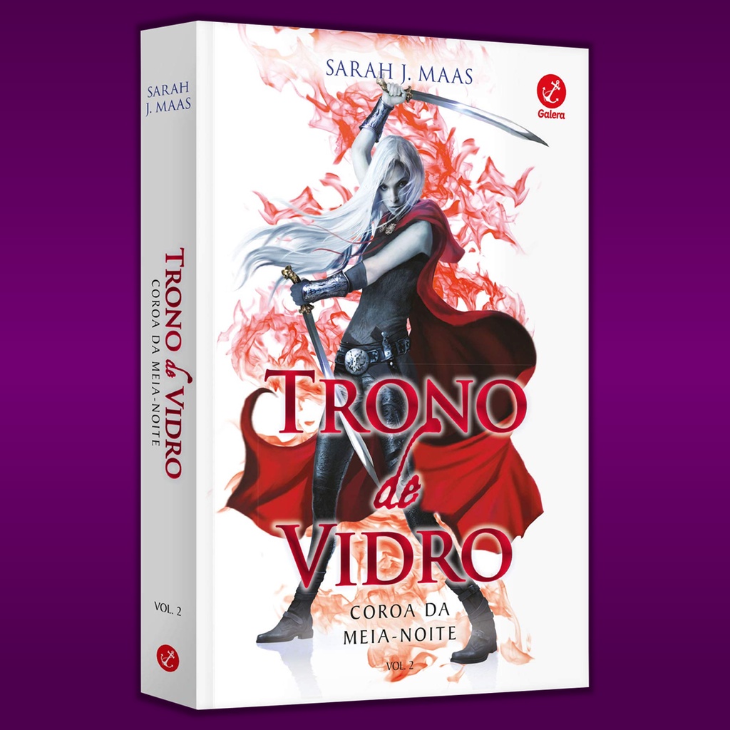 Livro - Trono De Vidro (Vol. 2) - Capa Antiga - Sarah J. Maas (Novo e ...