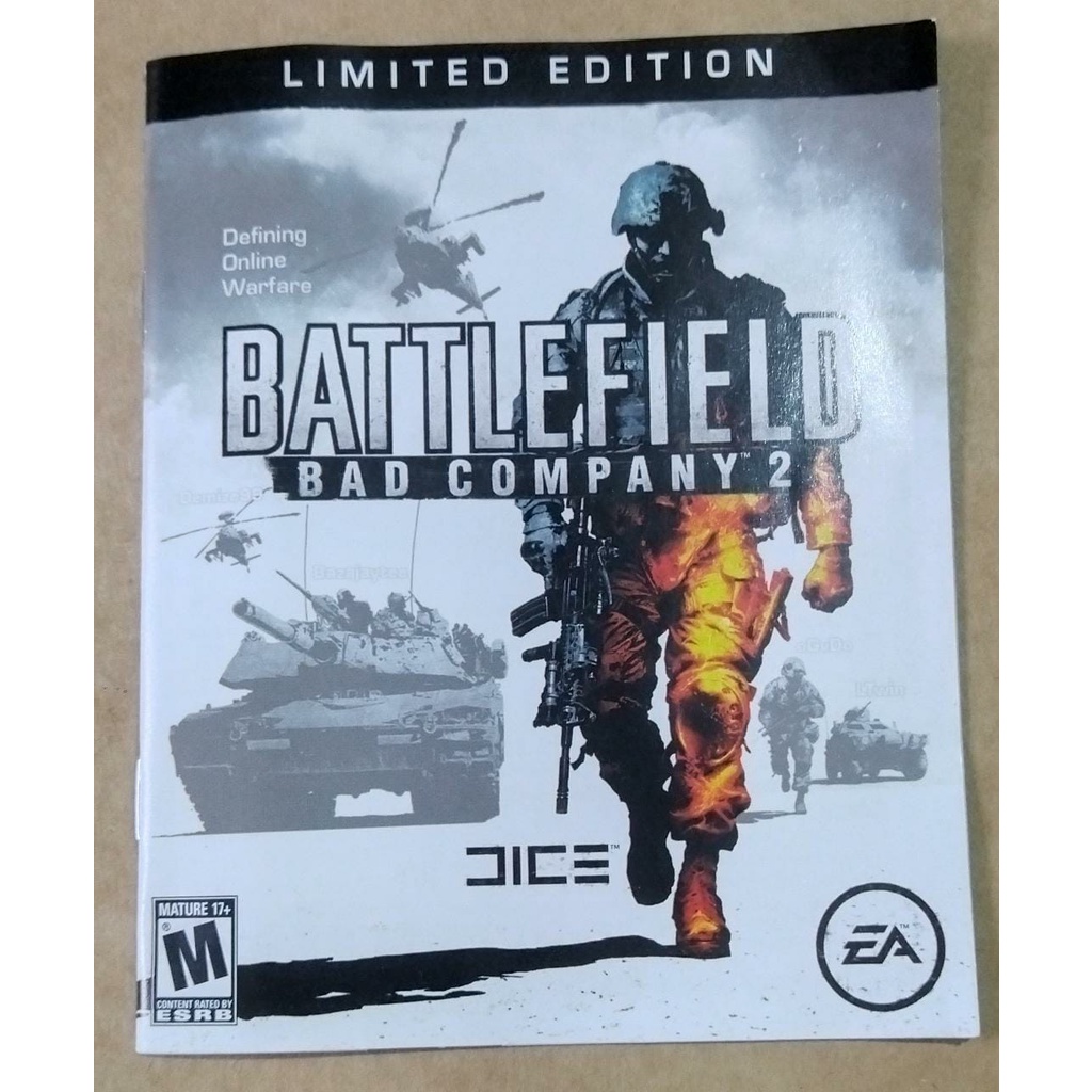 Encarte e Manual original Battlefield PS3 ORIGINAL | Shopee Brasil