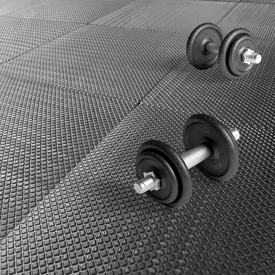 Kit 8 Piso Borracha Treino Crossfit 50x50x1,5cm 15mm Eva | Shopee Brasil