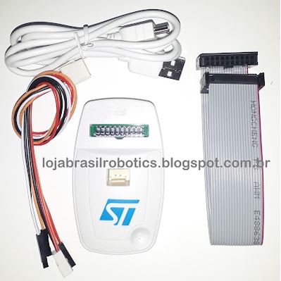 gravador ST-LINK V2 Programador STM8 e STM32 debugador | Shopee Brasil