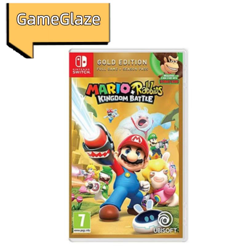 Nintendo Swich Mario + Rabbids Kingdom Battle Gold Edição - Escorrega o ...