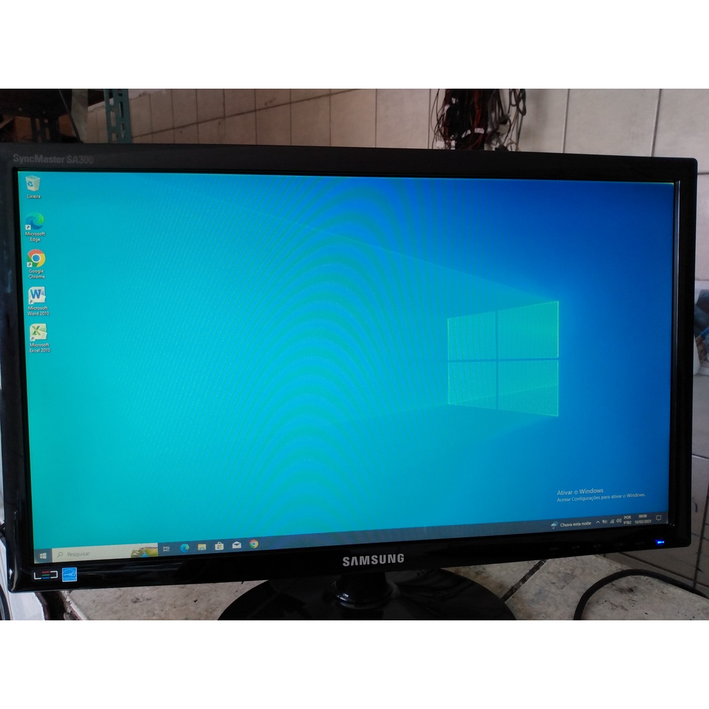 Monitor De 22 Polegadas Samsung Led Full Hd Cod. S22a300b | Shopee Brasil