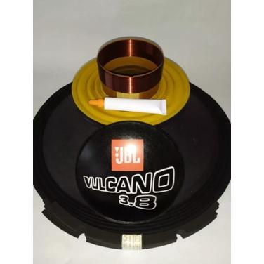 1 Kit Reparo Alto Falante Vulcano 15 Polegadas 3.8 4 Ohms Completo + Cola Reparo Primeira linha ...