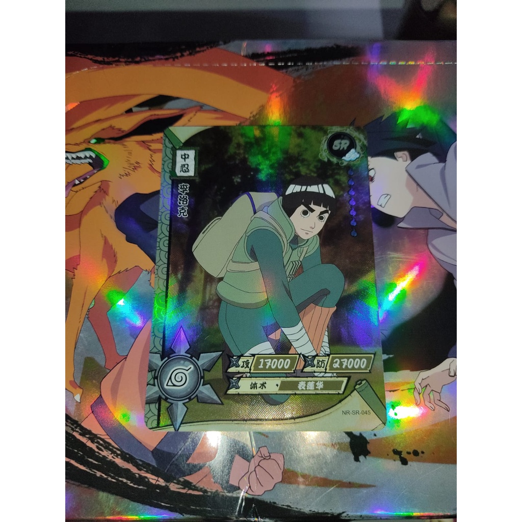 Cards Rock Lee *SR* (Clássico e Shippuden) | Shopee Brasil