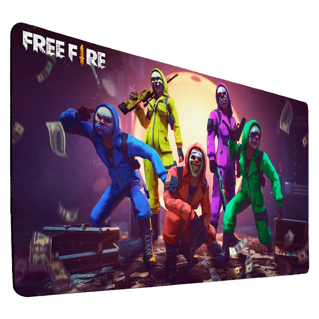 Mousepad Gamer Free Fire Personalizado Borda Costurado | Shopee Brasil