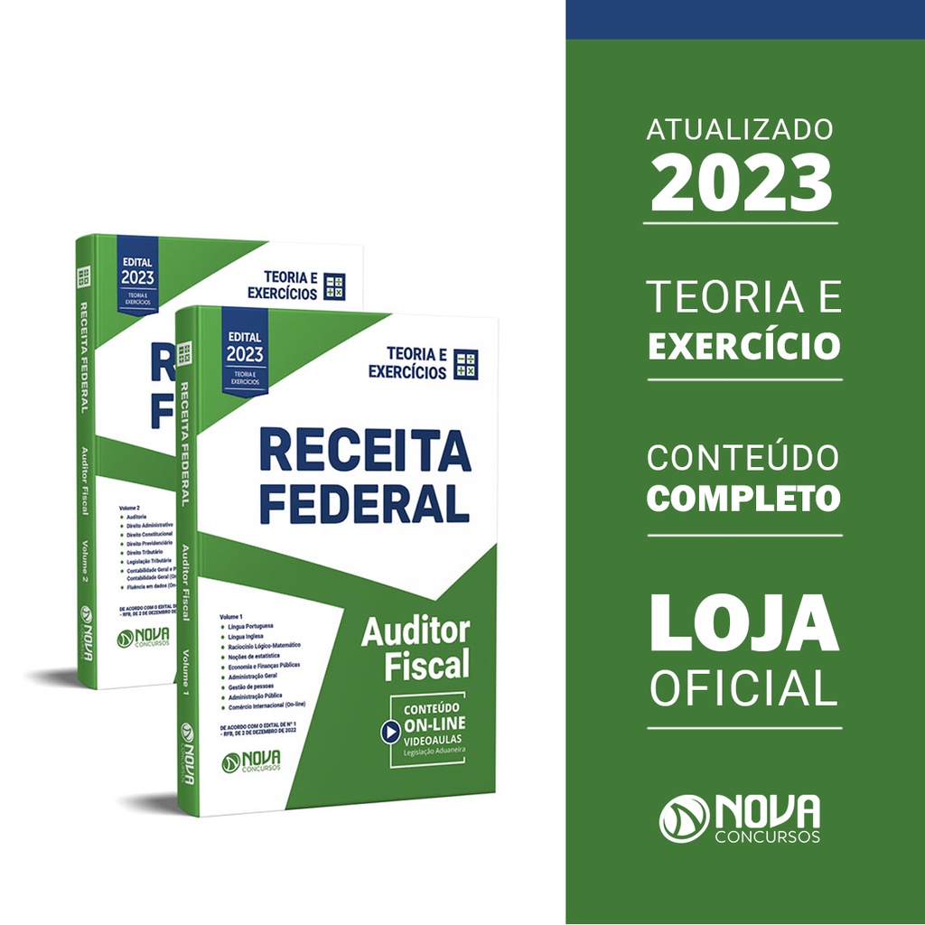 Apostila Receita Federal 2023 - Auditor Fiscal | Shopee Brasil