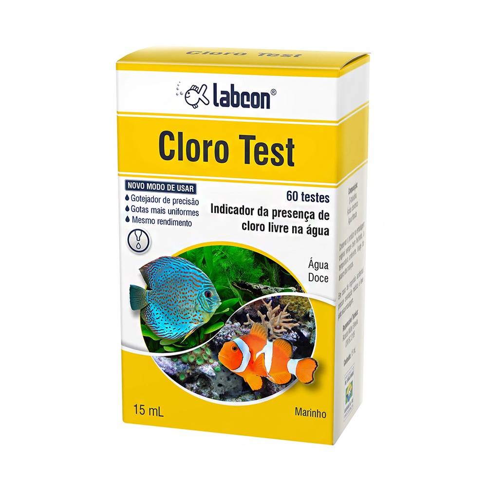 Labcon Clorotest 15ml - Teste Identificar Presença de Cloro | Shopee Brasil