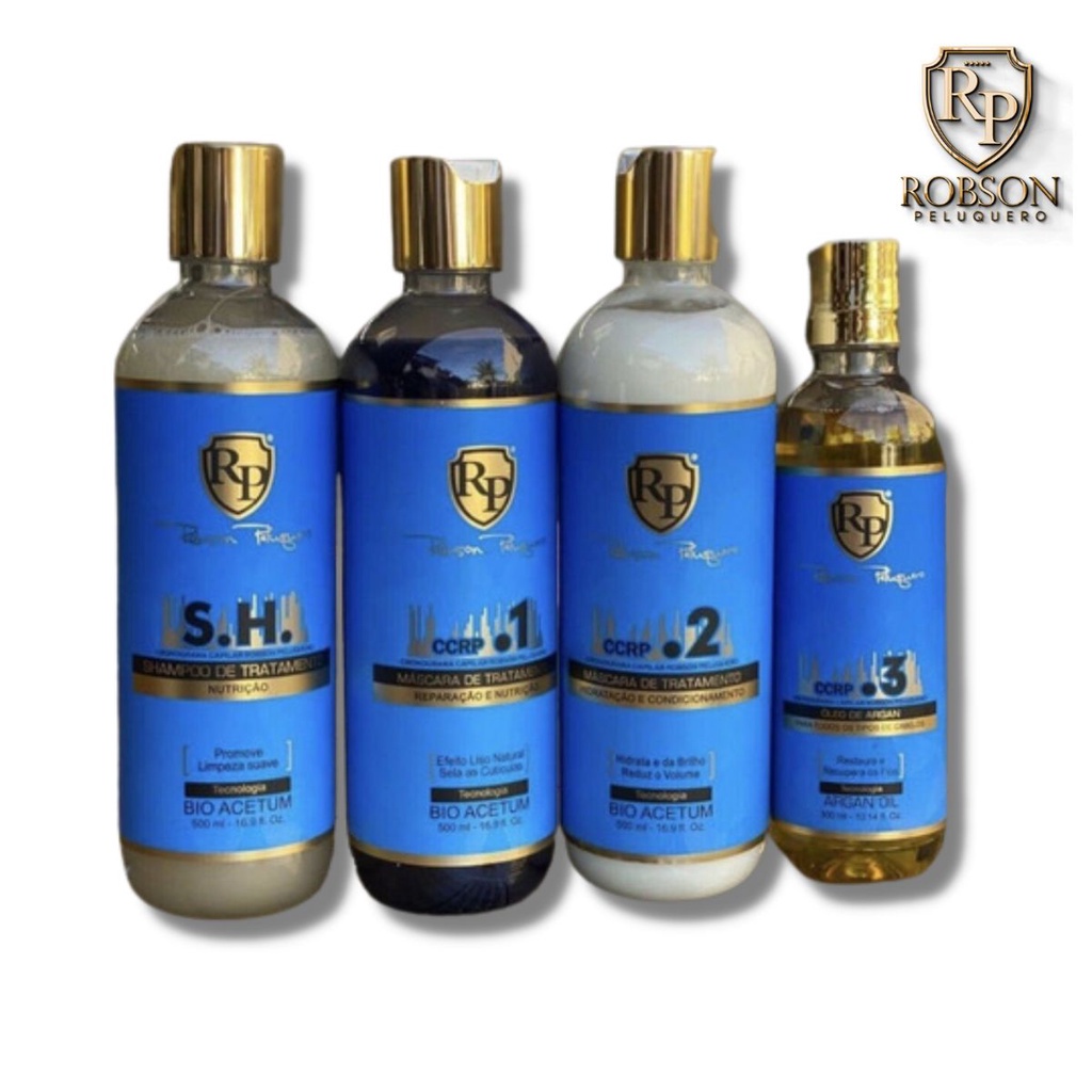 Robson Peluquero Ccrp Cronograma Capilar 4 Passos(Original) | Shopee Brasil