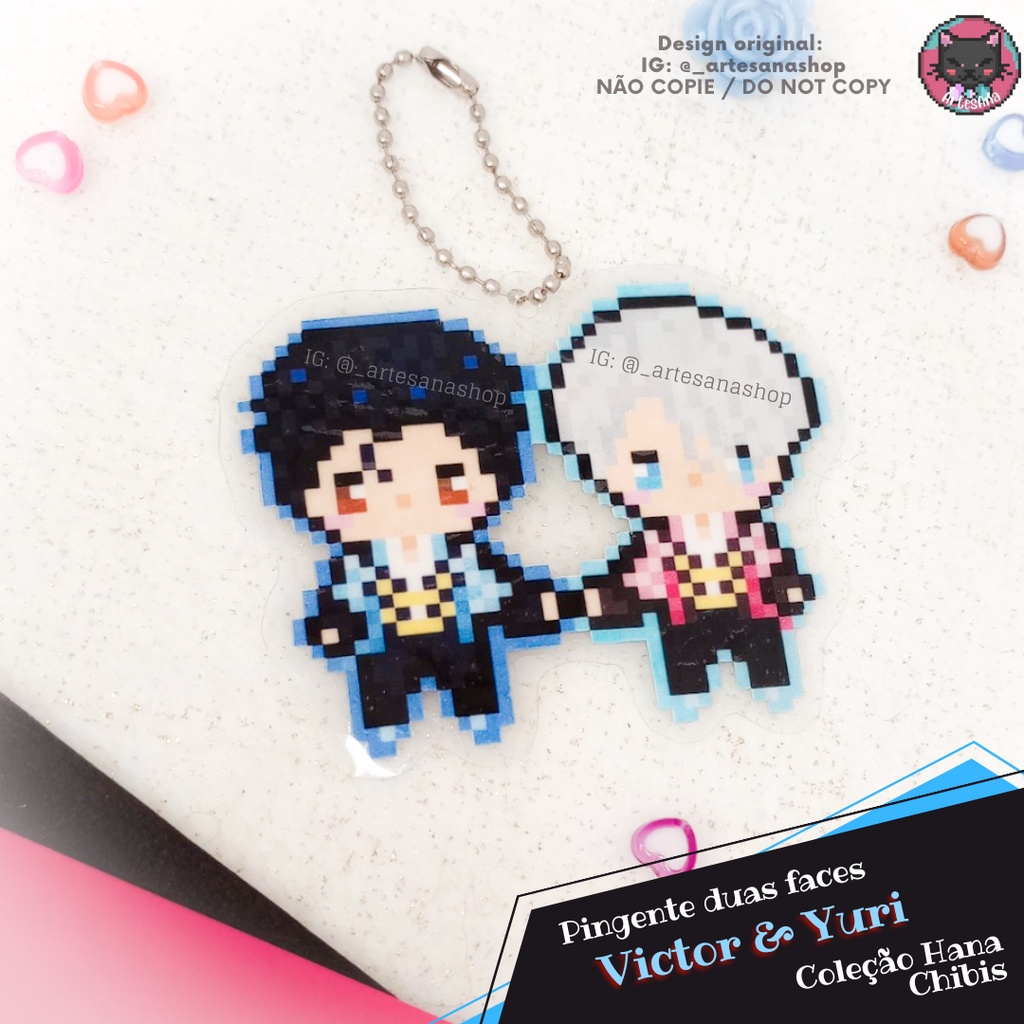 Chaveiro plastificado Casais Chibi Anime BL - Variados ( Banana Fish ...