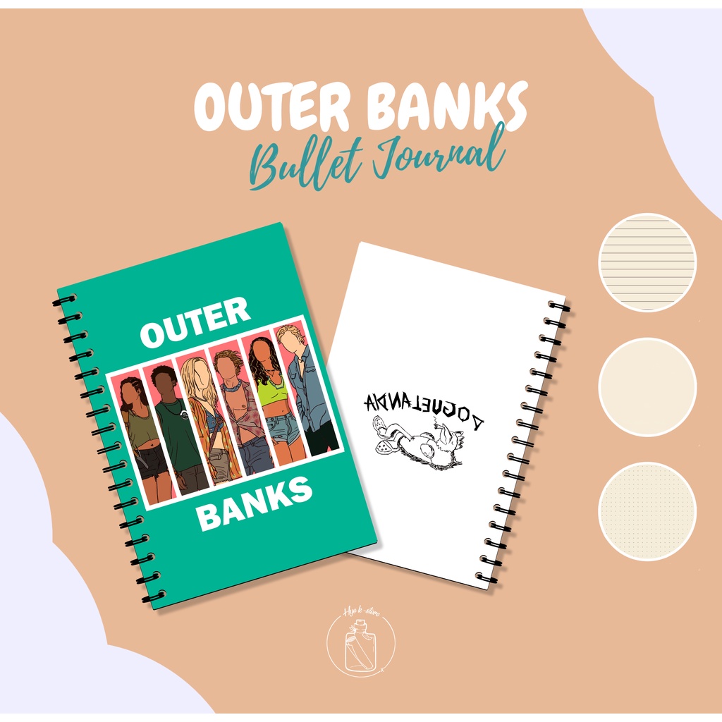 Bullet Journal | Caderno A5 Outer Banks - OBX | Shopee Brasil