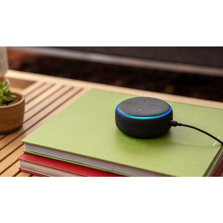 Amazon Echo Dot 3rd Gen com assistente virtual Alexa heather gray 110V ...