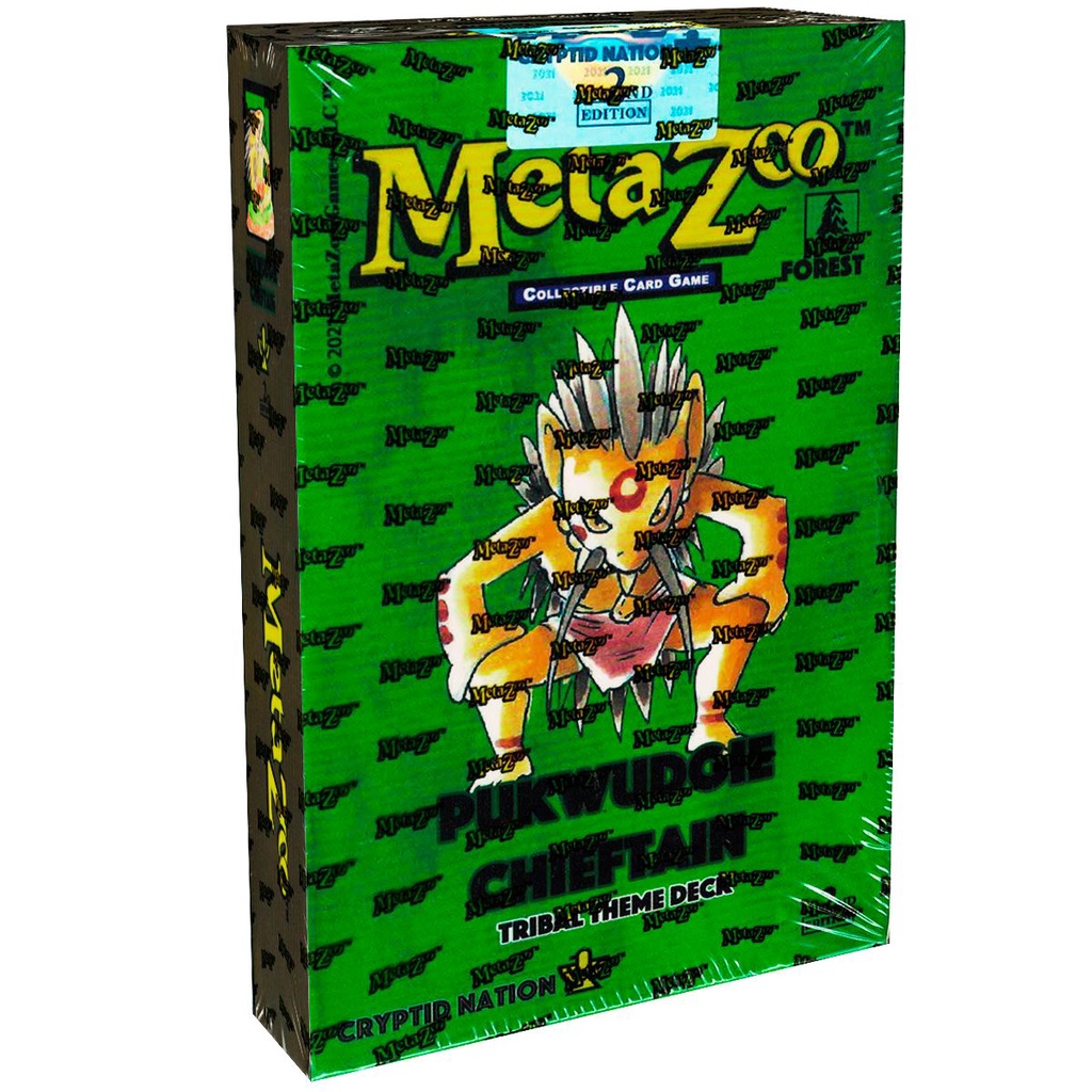 Metazoo Cryptid Nation Tribal Deck Pukwudogie Chieftain Cartas Inglês ...