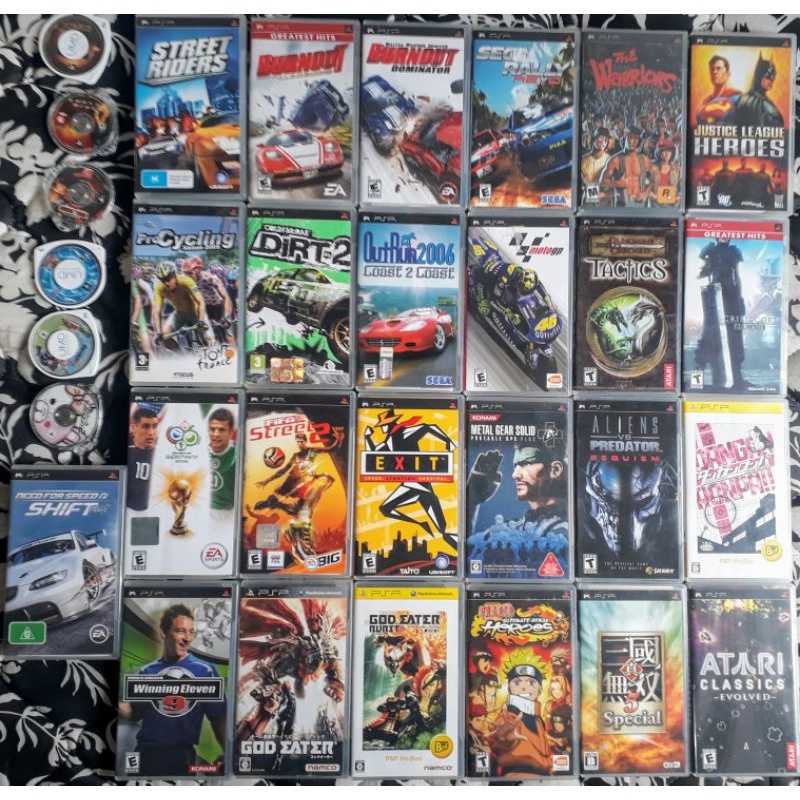Jogos originais para Sony PSP (LOTE A) | Shopee Brasil