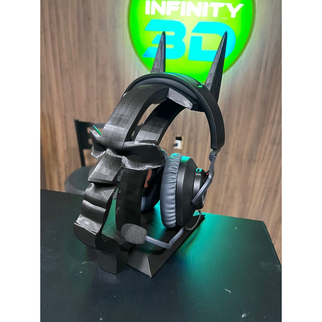 Suporte De Headset Gamer Headphone Fone De Ouvido Batman | Shopee Brasil