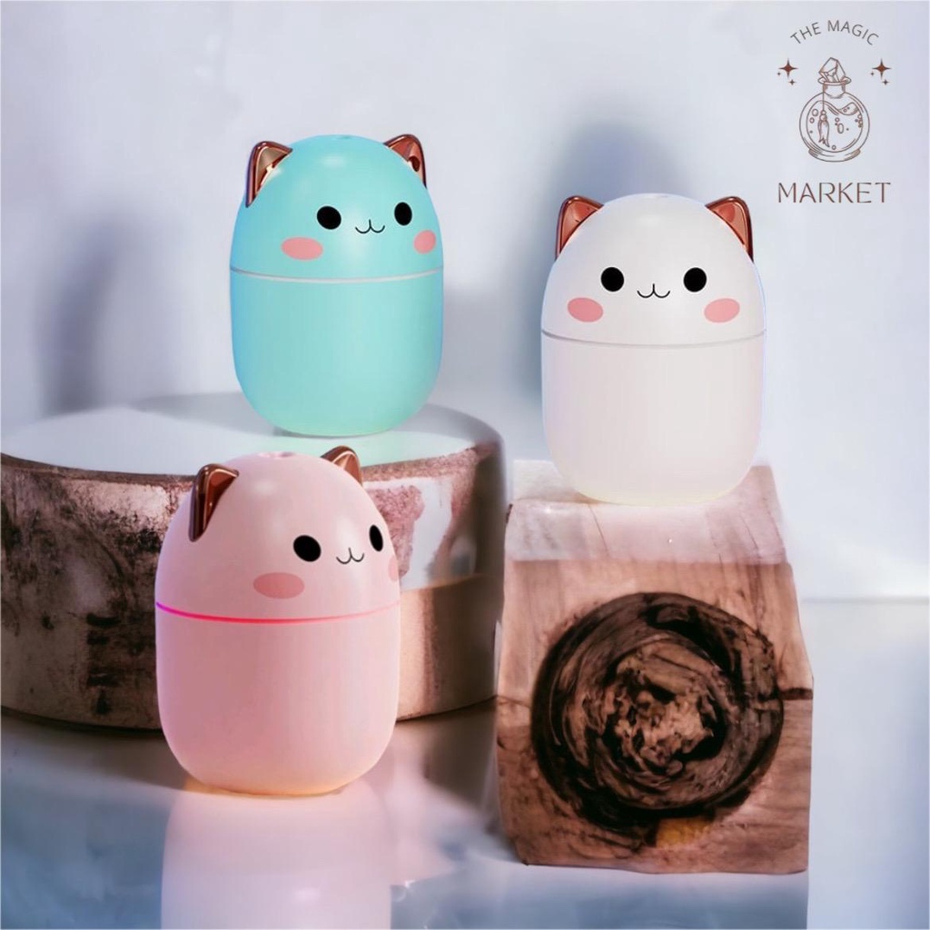 Mini Umidificador Gatinho Aromatizador de Ambiente Gato Air | Shopee Brasil