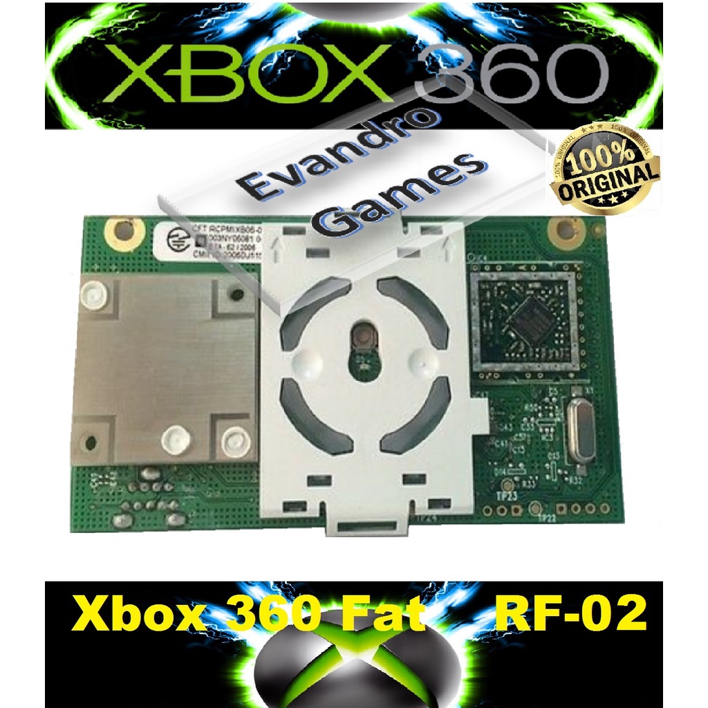 Placa Painel Rf Frontal Xbox 360 Fat - Arcade Rf-02 (747) | Shopee Brasil