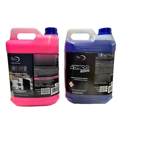 Kit Lava Rápido Solupan Rosa 5L + Limpa Baú 5L Roxo - Ortemax | Shopee ...
