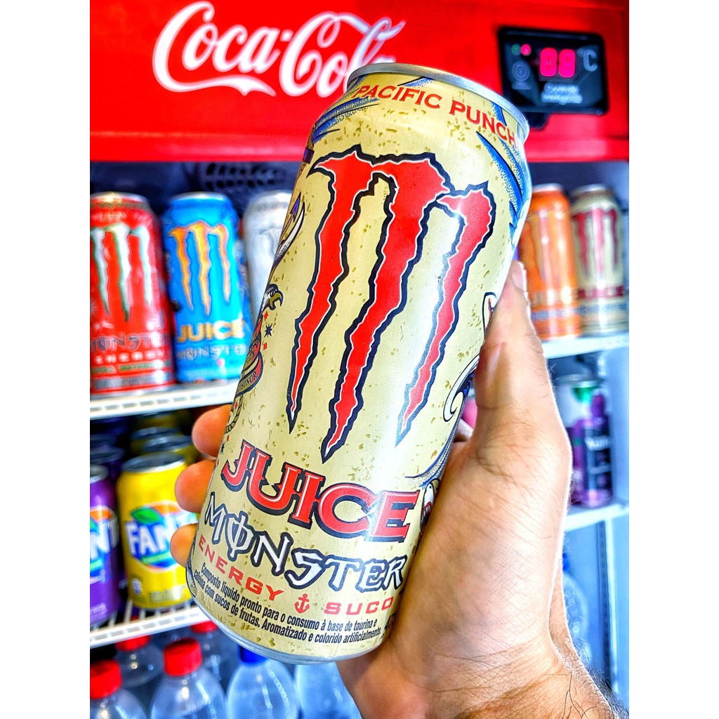Lançamento Novo Energético Monster Cereja Pacific Punch Lata 473ml ...