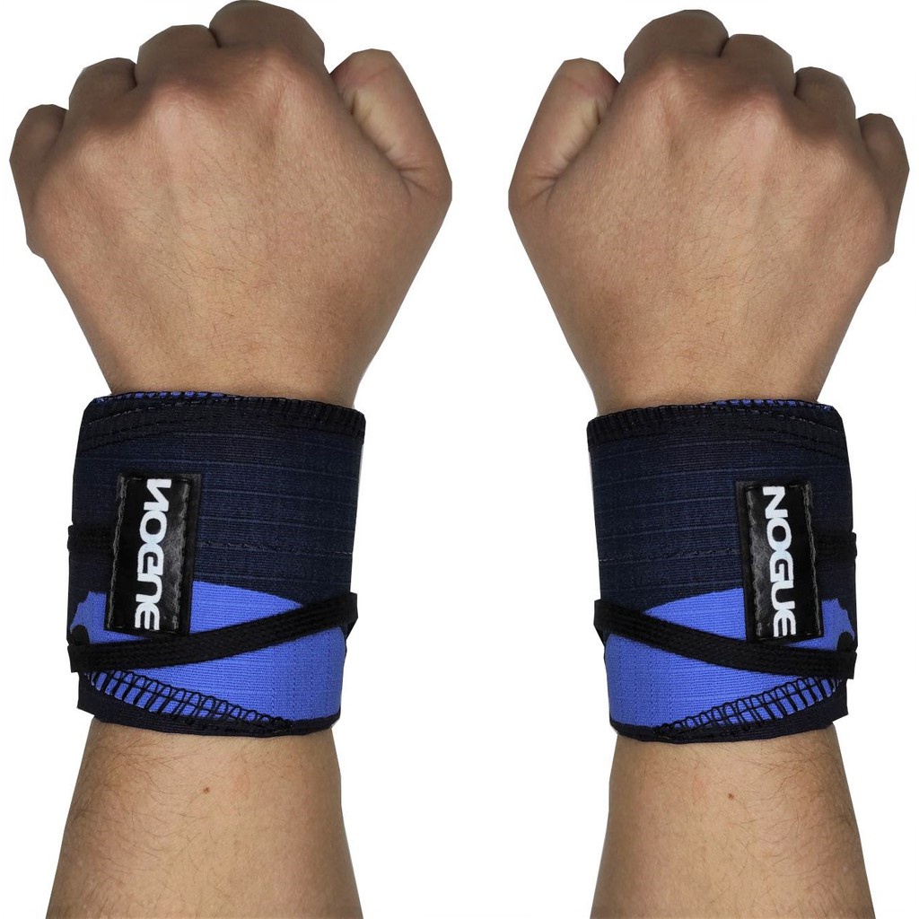 Par Munhequeira Tecido Pulso Punho Musculação Crossfit Vraps Wraps ...