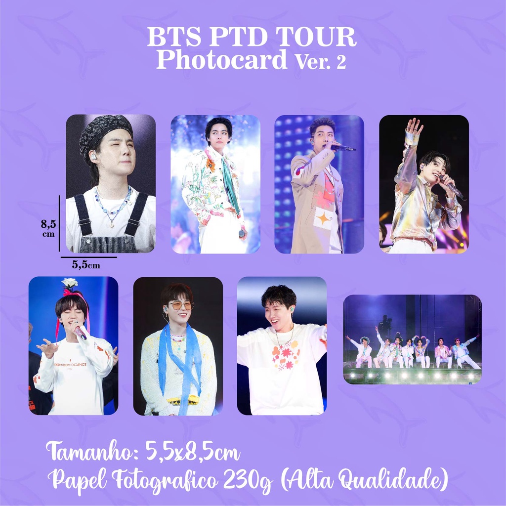 Com 8 Photocards - BTS Permission to Dance on Stage Tour (PTD) | Shopee ...
