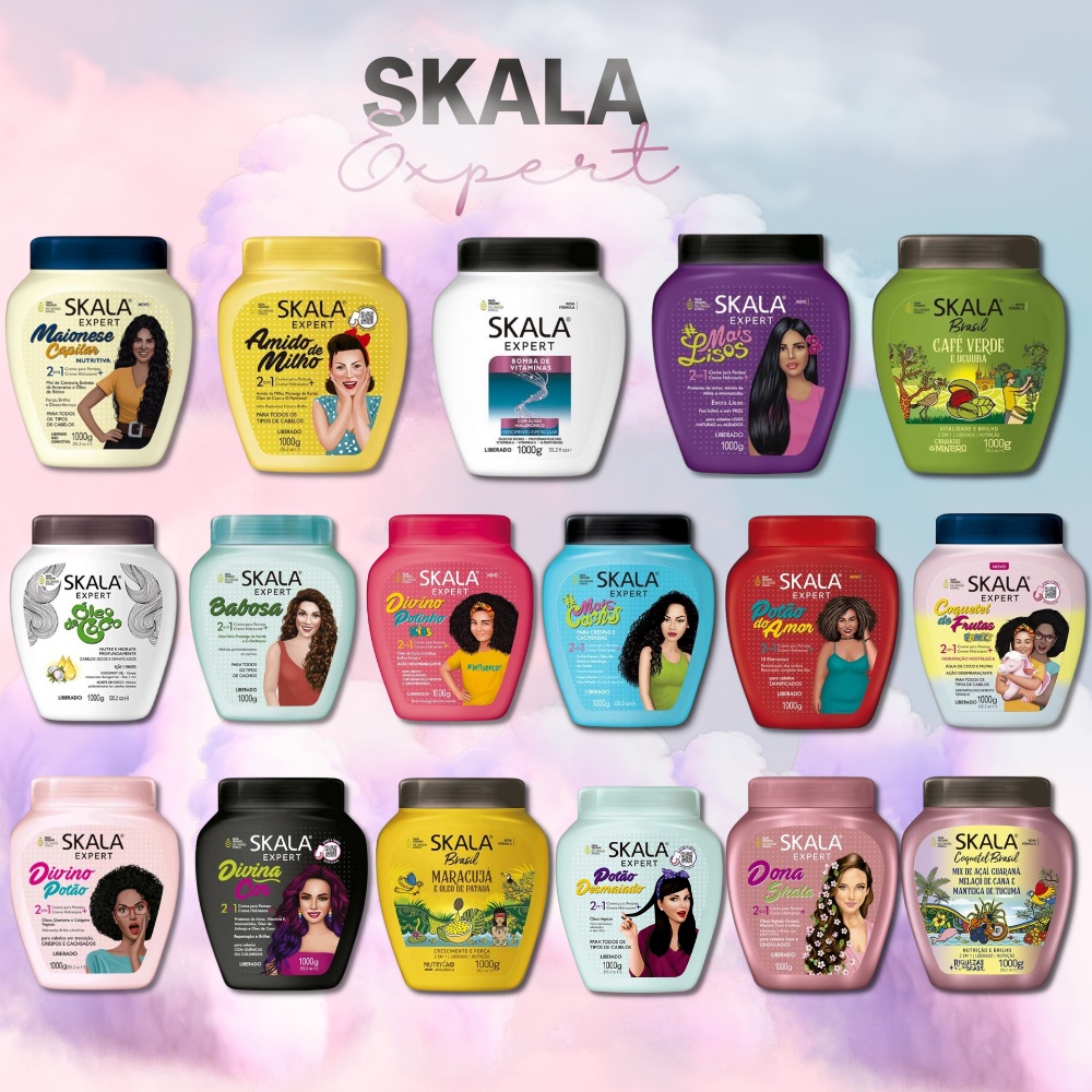 Skala Expert Cremes de Tratamento 2 em 1 - 1kg | Shopee Brasil