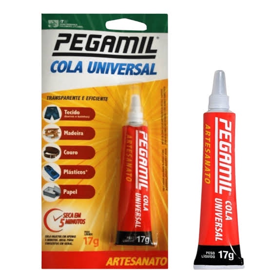 Cola Universal para Artesanato Pegamil - 17g | Shopee Brasil