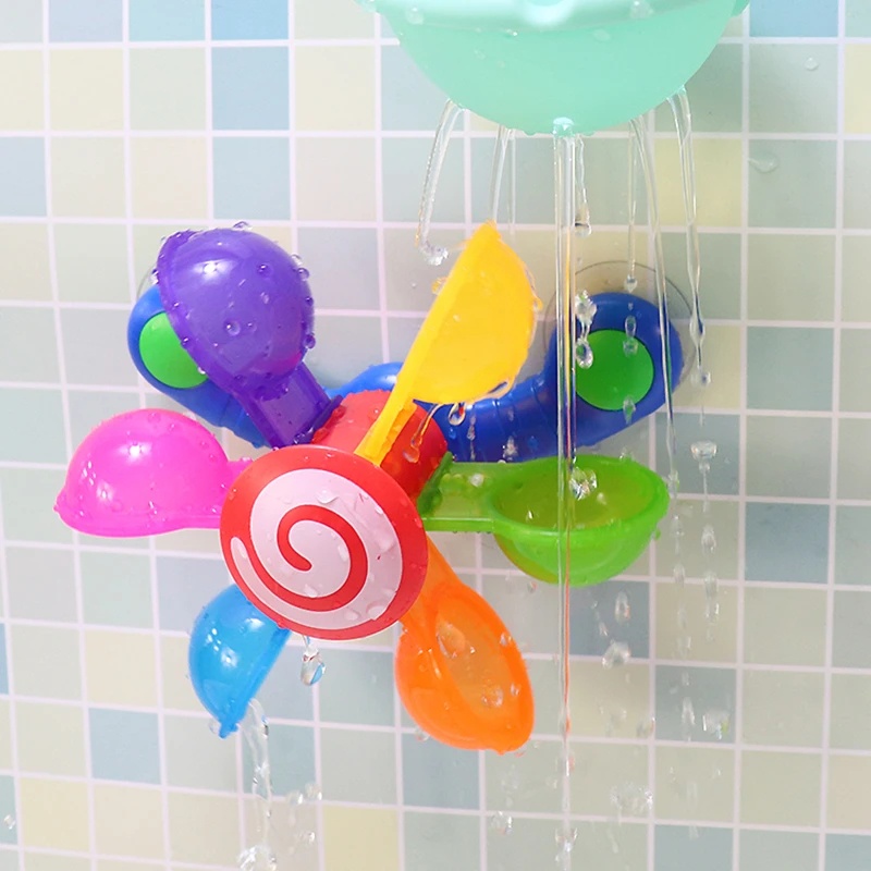 3PC Colorful baby shower toy set, let the baby love the shower shower ...