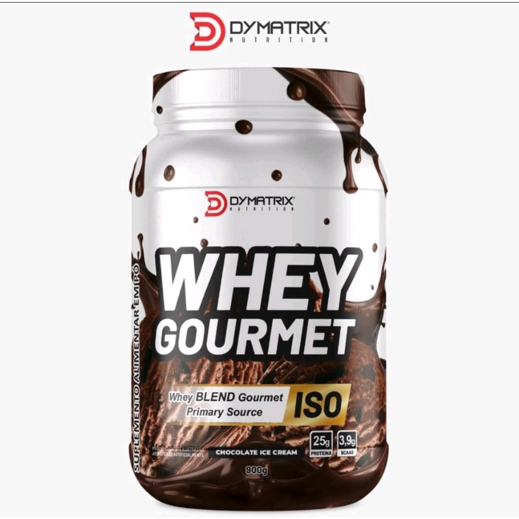Whey Protein Gourmet Isolado Dymatrix Nutrition 900g | Shopee Brasil