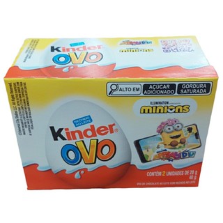 Kit Com 12 Kinder Ovo Minions 40g | Shopee Brasil