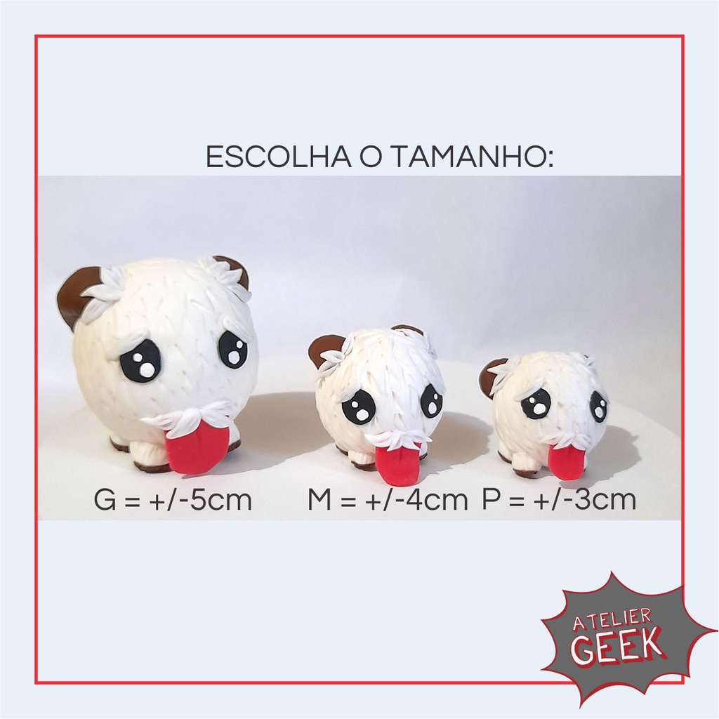 Poro em Biscuit League of Legends | Shopee Brasil