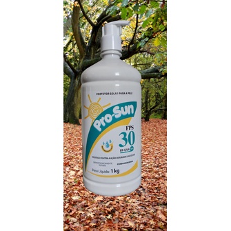 PROTETOR SOLAR FPS30 PRO SUN - FRASCO 1 KG | Shopee Brasil
