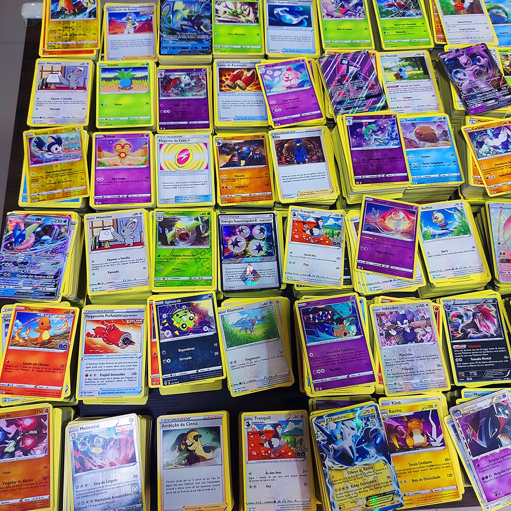 50 Cartas De Pokemon Originais | Shopee Brasil