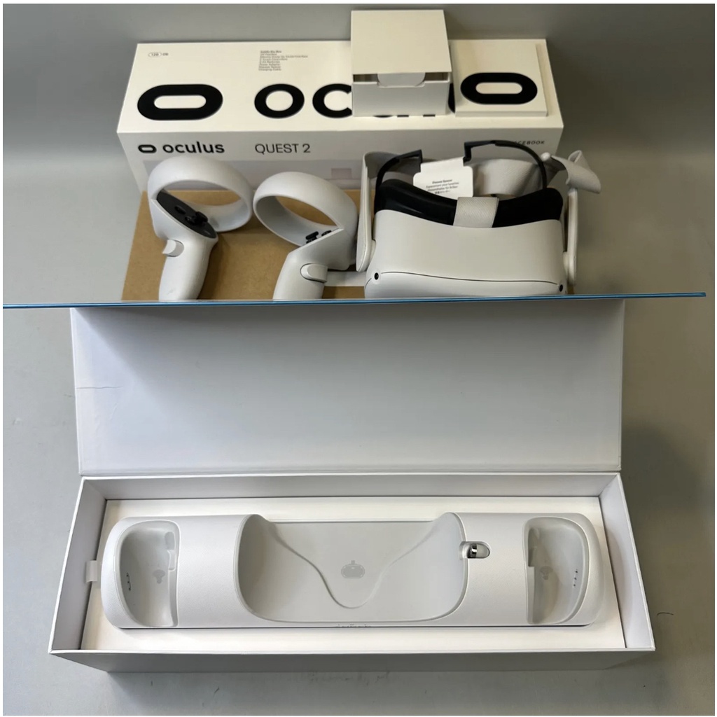 Meta Oculus Quest 2 256GB Standalone VR Headset: White | Shopee Brasil