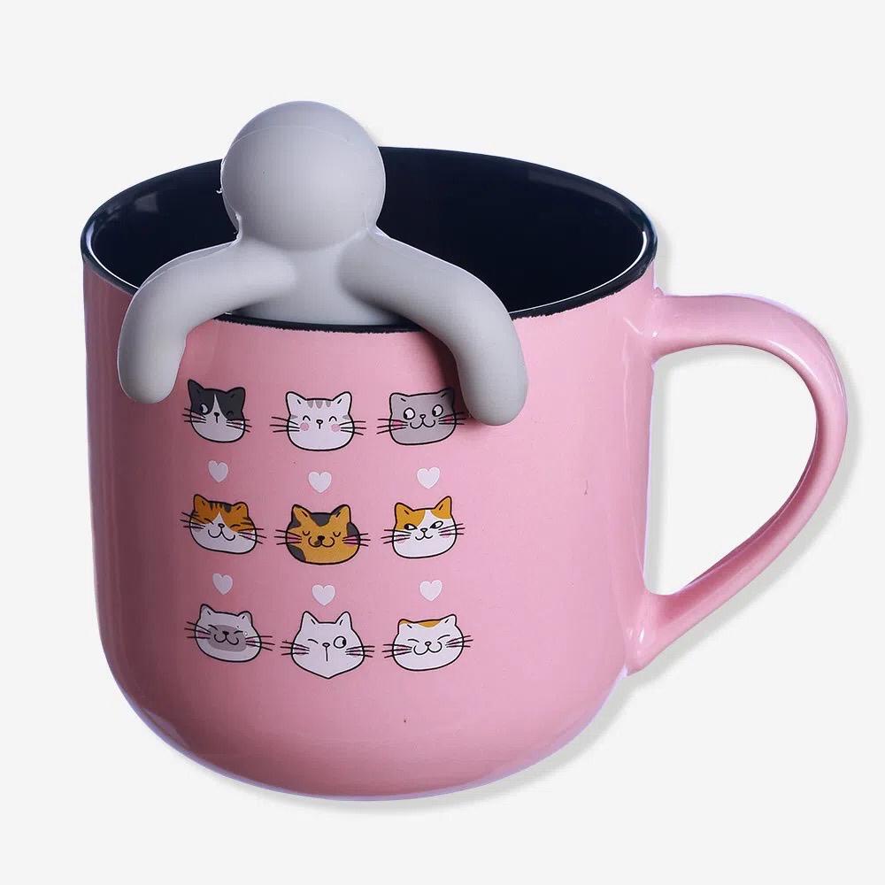 Caneca Com Infusor De Chá Licenciada 350ml - Zona Criativa | Shopee Brasil