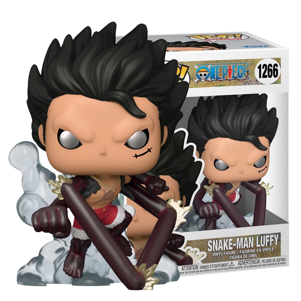 Action Figure Funko Pop Do Luffy Snake man 1266 One Piece | Shopee Brasil