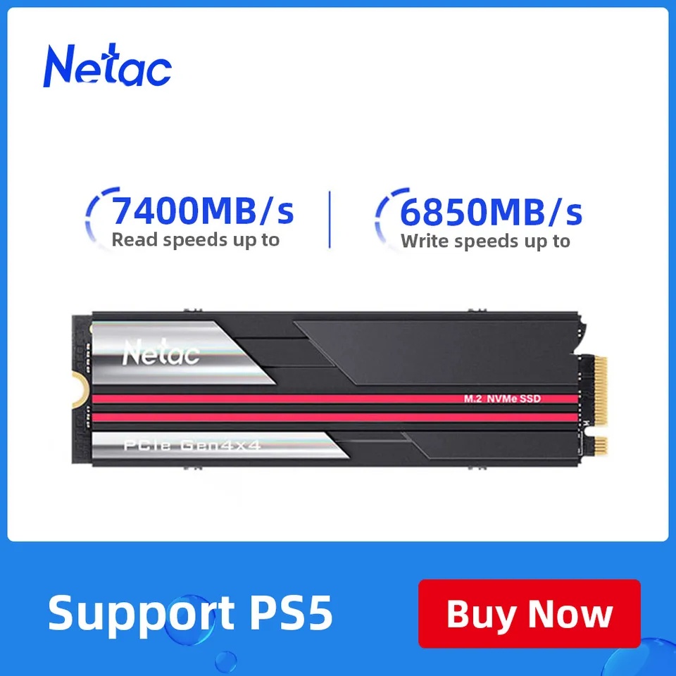 SSD M2 Nvme Playstation 5 e PC / Netac NV7000 1T Original / Estoque no Brasil | Shopee Brasil