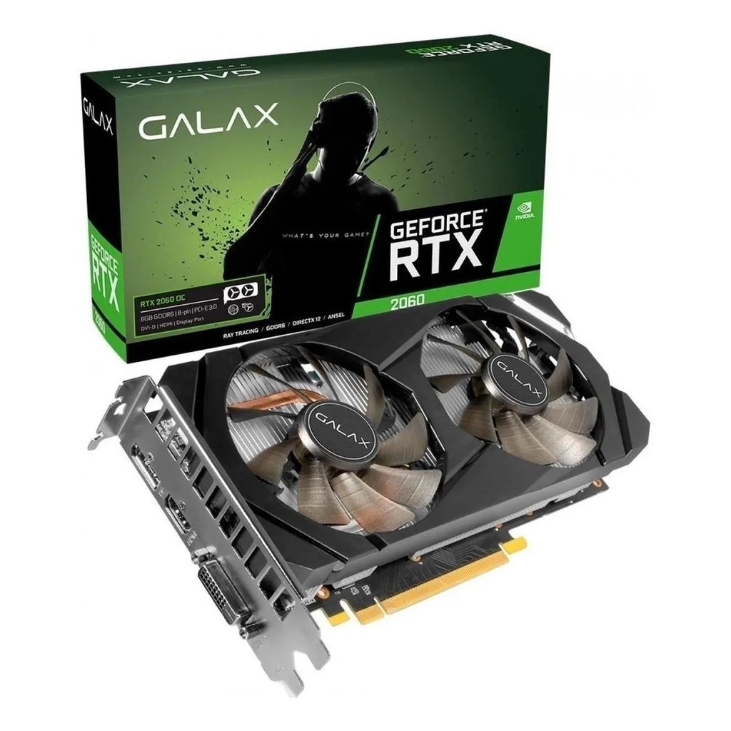 Placa de vídeo Nvidia Galax GeForce RTX 30 Series RTX 3060 36NOL7MD1VOC 12GB - Corre Que Ta ...