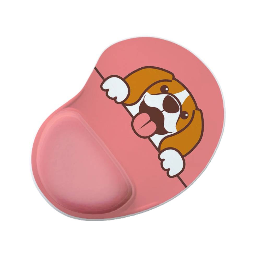 Mouse Pad Ergonomico Gota Cachorro Alegre | Shopee Brasil