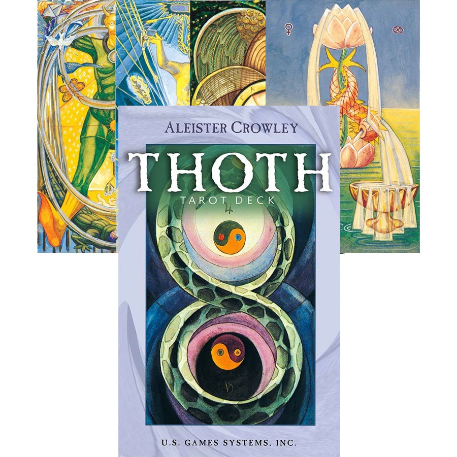 Thoth Tarot Deck Tarô De Thoth De Aleister Crowley Baralho de Cartas de ...
